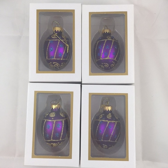 GKI/Bethlehem Glass | Holiday | Vintage Gkibethlehem Glass Egg Shape ...